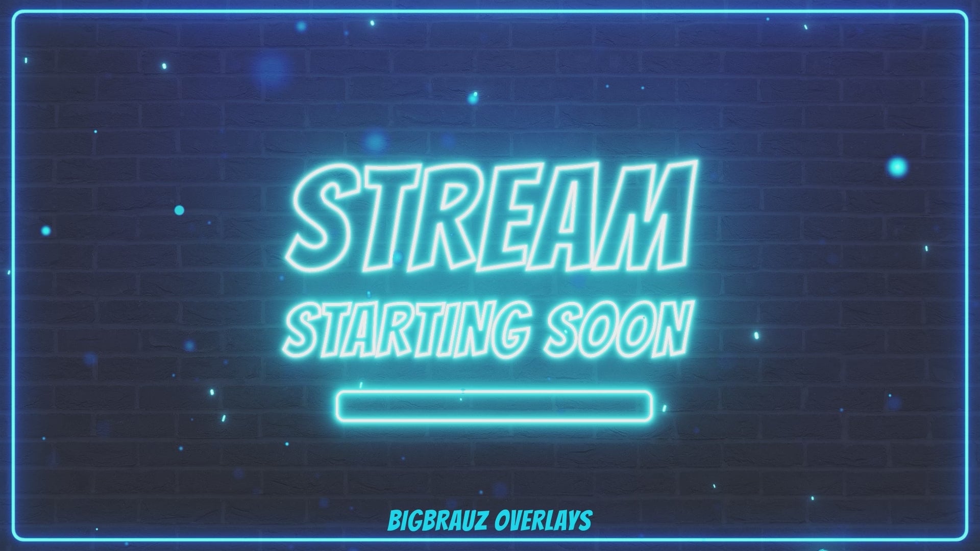 Blue neon stream pack – BIGBRAUZ OVERLAYS